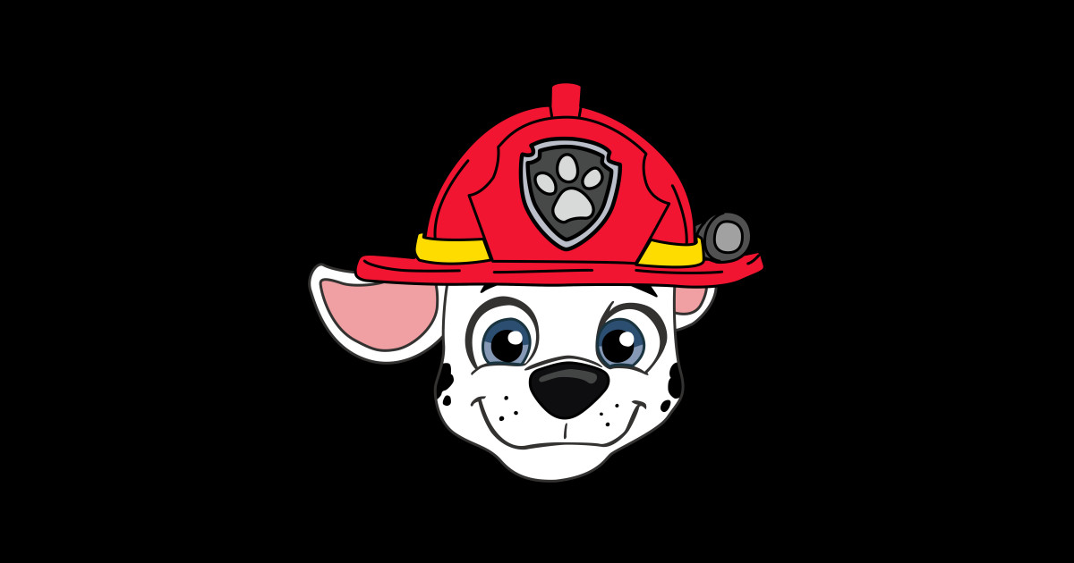 Paw Marshall - Paw Patrol - Sticker | TeePublic