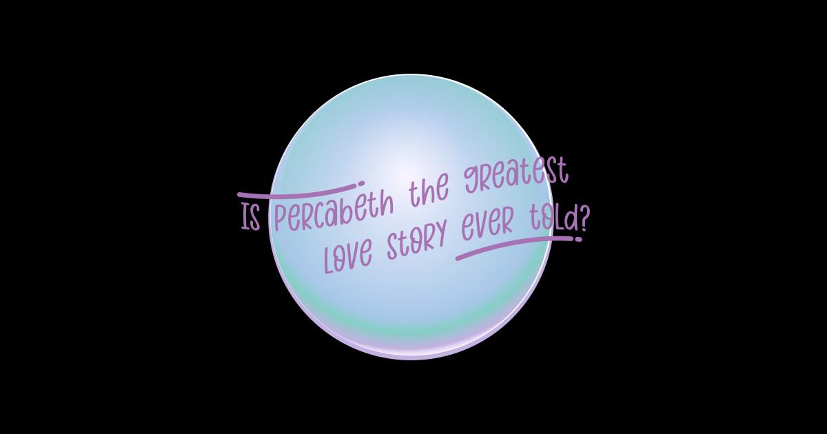 Percabeth Bubble - Wave - Percy Jackson - Sticker | TeePublic