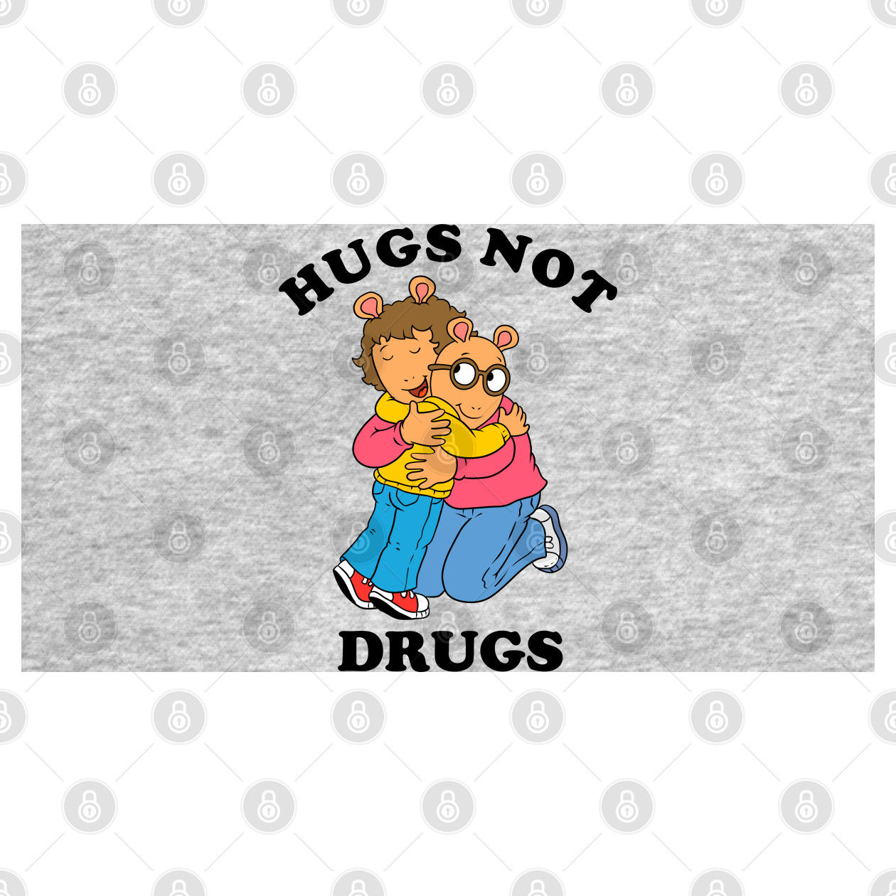 Arthur Hugs not drugs - Arthur Rimbaud - T-Shirt | TeePublic