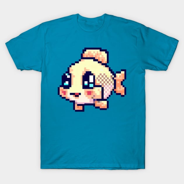 8-bit fish - Fish 8 Bit - T-Shirt | TeePublic