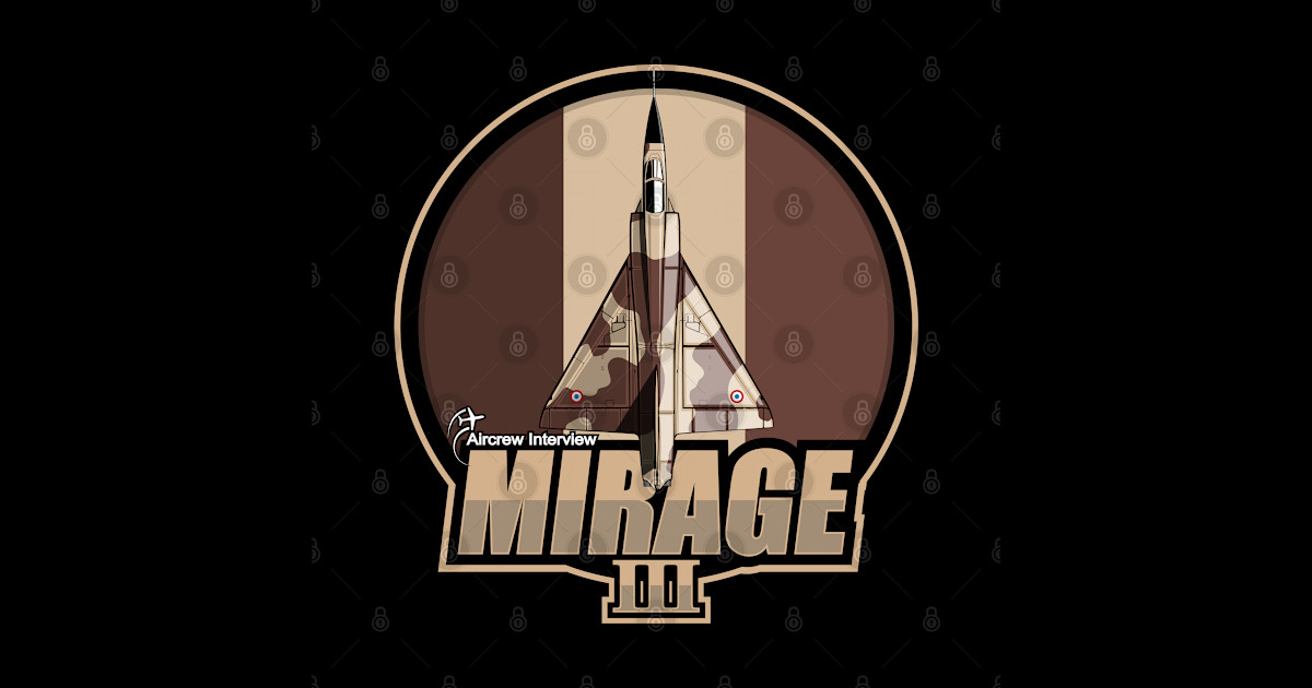 Dassault Mirage III - Mirage Fighter Plane - Sticker | TeePublic