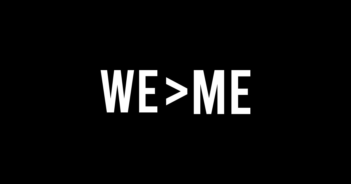 we me - Me We - Sticker | TeePublic