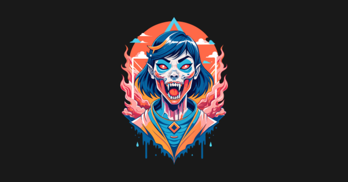 Pop Art japanese horror kuchisake onna - Japanese Horror - T-Shirt ...