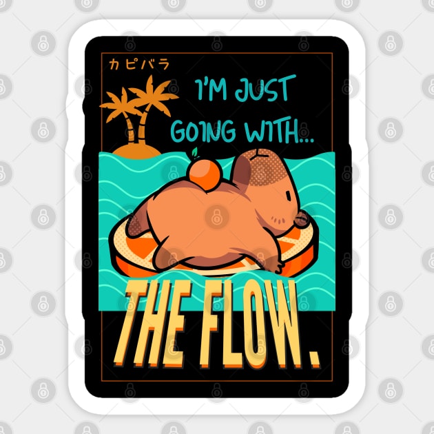 capybara, i'm just going with the flow, capybara lover - Capybara ...