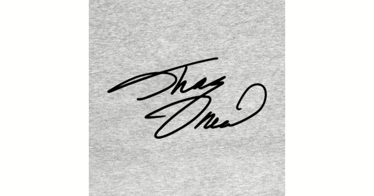 Shaquille O'Neal's signature - Shaquille Oneal - Sticker | TeePublic
