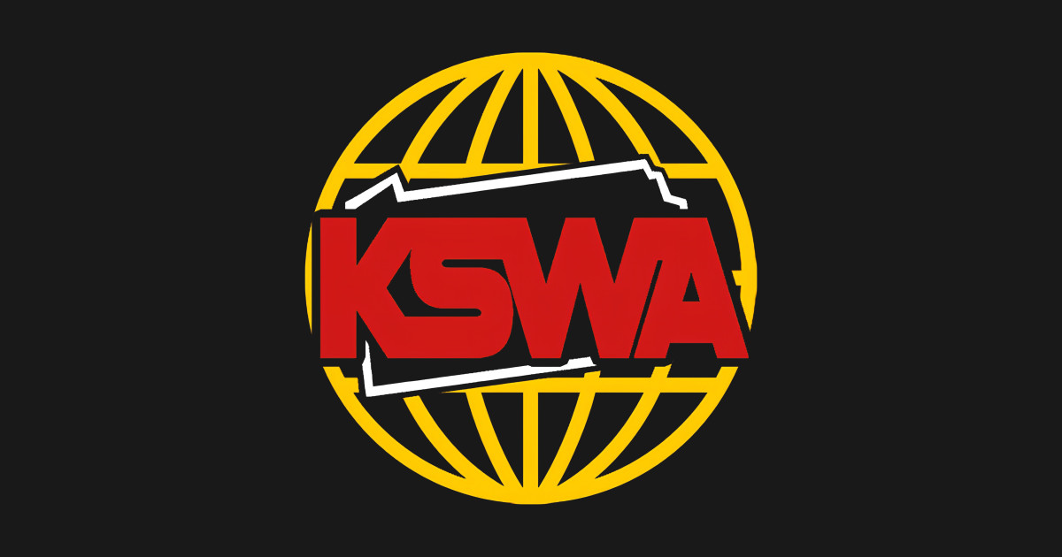KSWA Yellow & Red Globe - Kswa Wrestling - T-Shirt | TeePublic