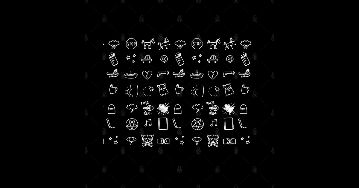 Night in the woods pattern - Nitw - Posters and Art Prints | TeePublic