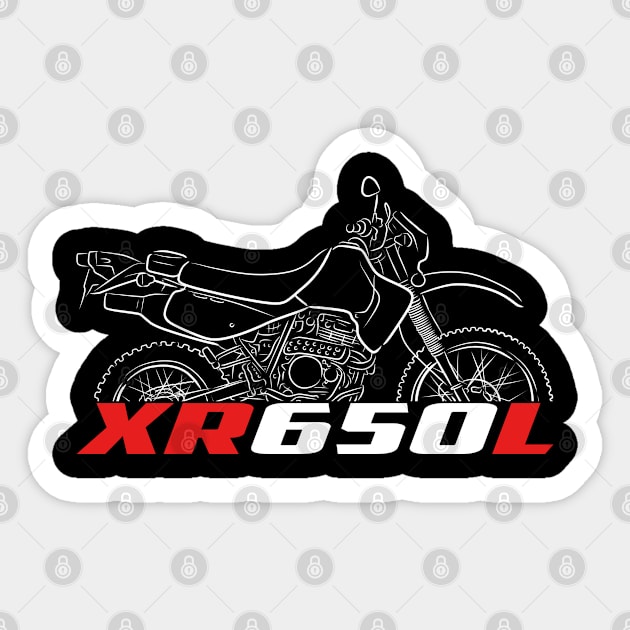 Honda XR650L 1993-2024 - Honda - Sticker | TeePublic