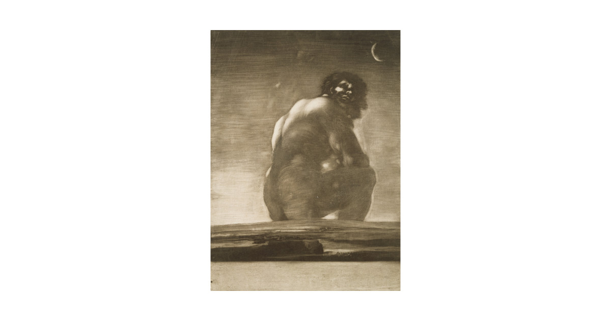 Seated Giant by Francisco Goya - Goya - T-Shirt | TeePublic