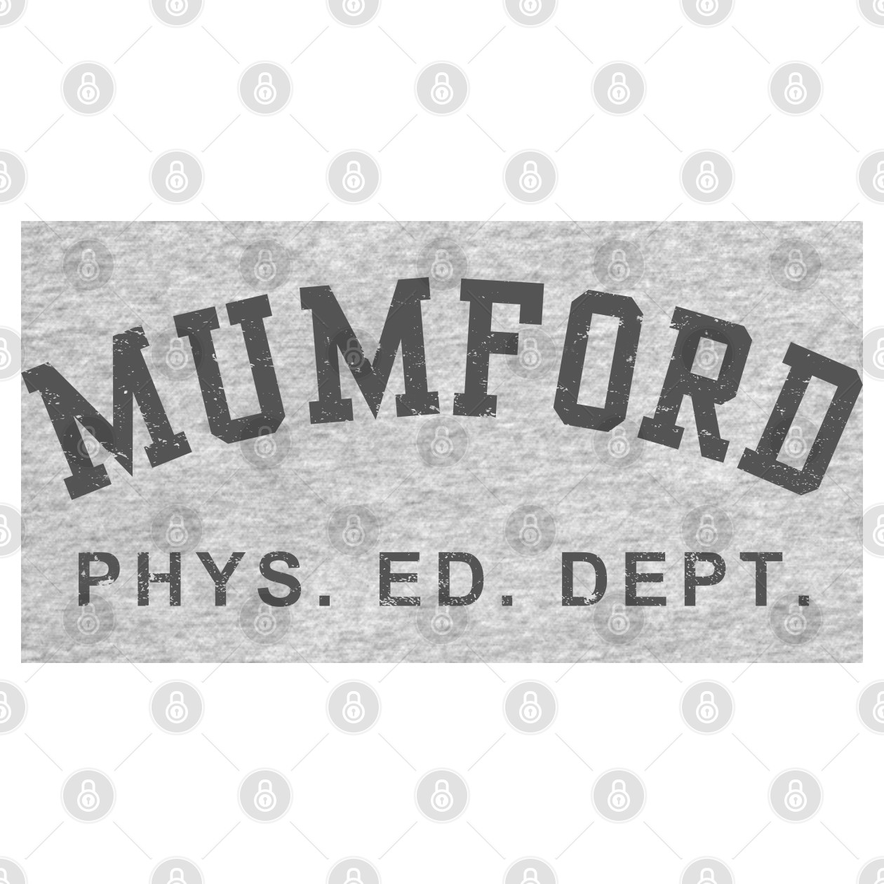 Mumford Phys Ed Dept Funny Lazy Halloween Costume - Mumford - T-Shirt ...