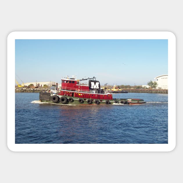Savannah Tug Boat - Tug Boat - Sticker | TeePublic