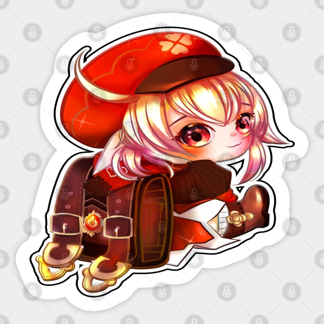 Klee Genshin Impact Chibi - Genshin Impact - Sticker | TeePublic