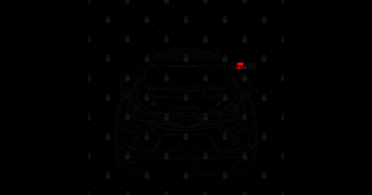 WRC Toyota Yaris Gazoo Racing - Toyota Yaris - Posters and Art Prints ...