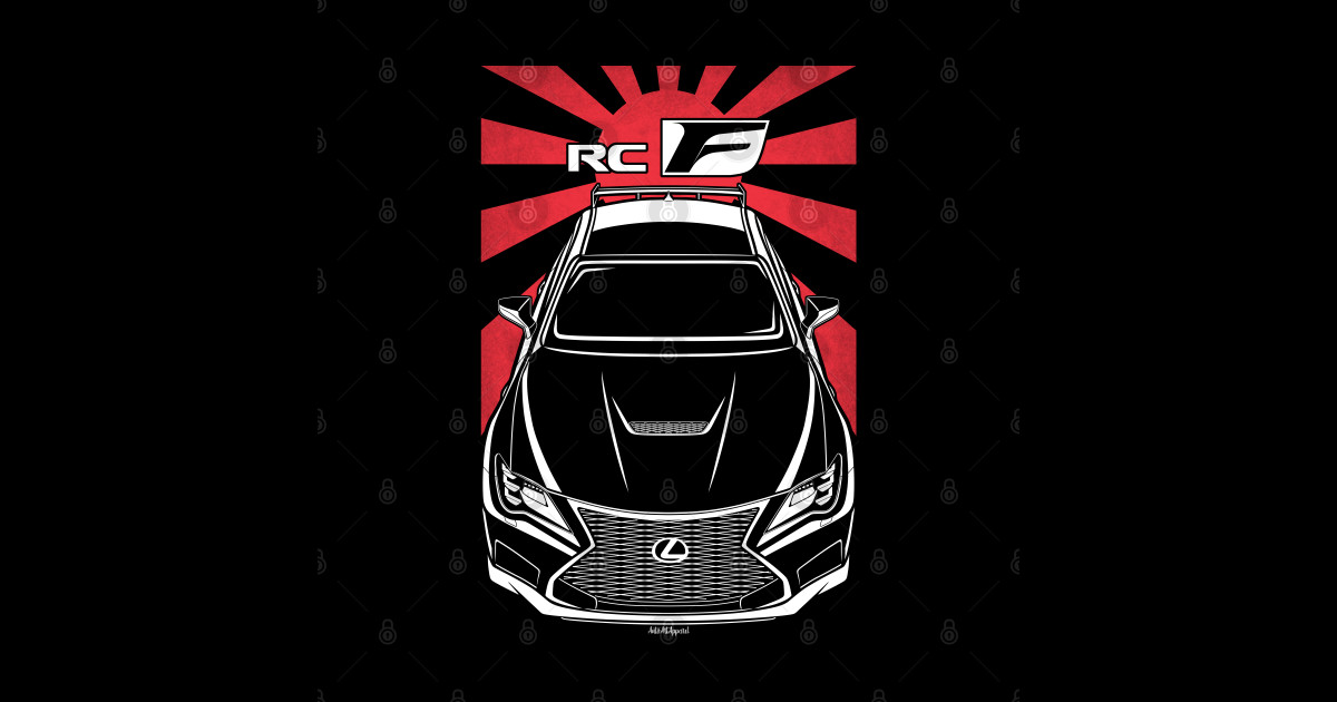 RC F Track Edition 2019-2023 - Lexus Rc - Sticker | TeePublic