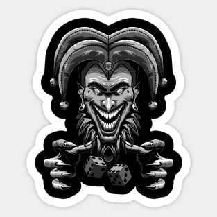 evil jester drawings