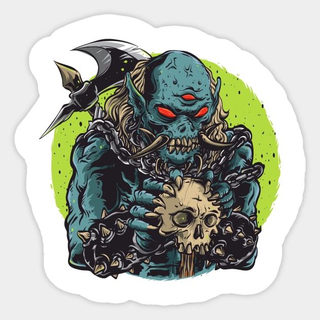 Three eyed Cyclops - Eye See You!: Skull-Splitting Troll Hunting Axe ...