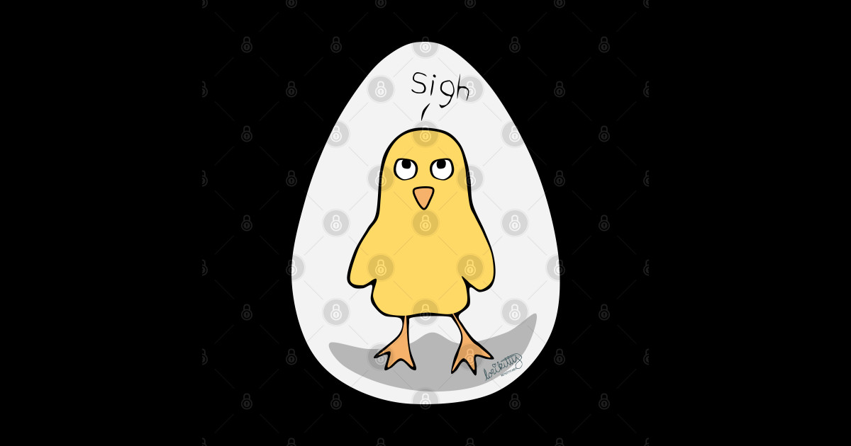 Sigh Duck - Monster - Sticker | TeePublic