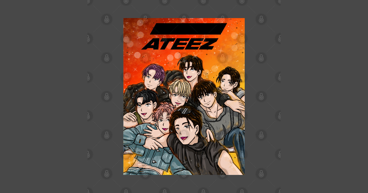 Kpop group - ATEEZ - Ateez - T-Shirt | TeePublic