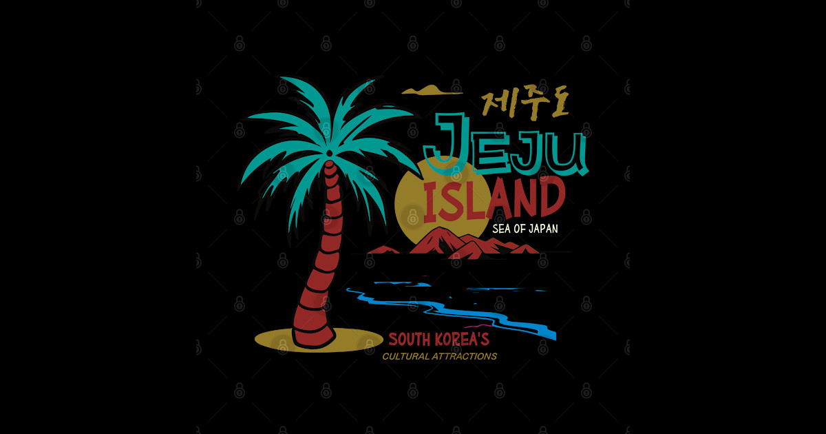Jeju Island Korean dramas - Kdrama - Sticker | TeePublic