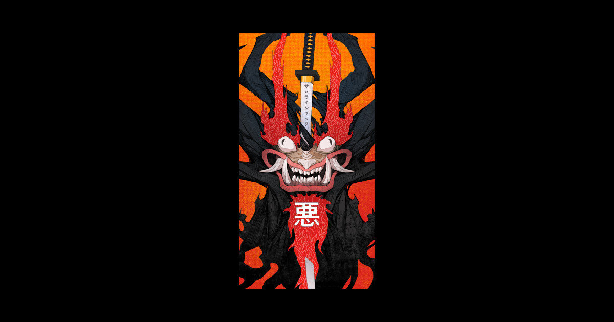 Samurai jack Aku - Samurai Jack - Sticker | TeePublic