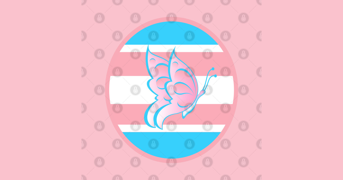 LGBTQ Transgender Pride Flag colors, sphere and butterfly - Lgbtq ...