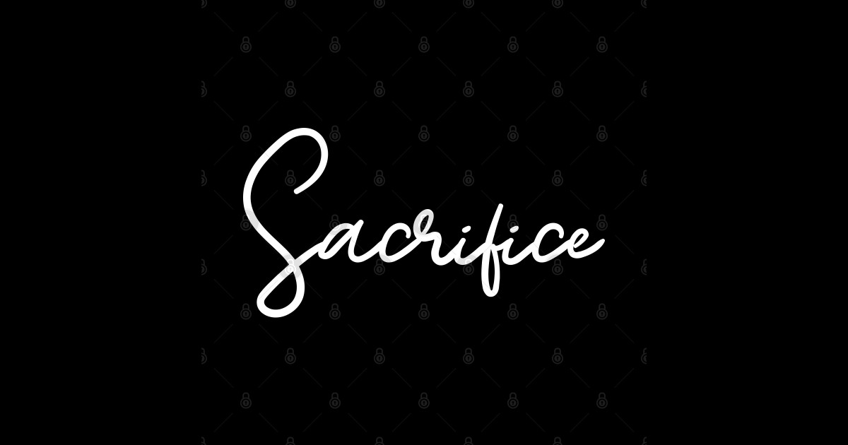 Sacrifice - Sacrifice - Sticker | TeePublic