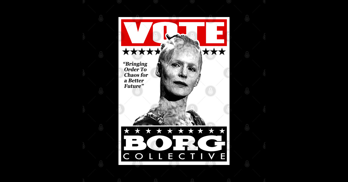 VOTE STAR TREK - Borg Collective 2.0 - Cyborg Science Fiction Space ...