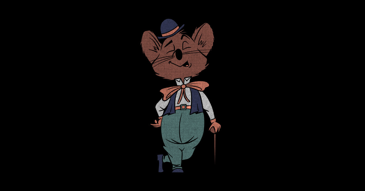 1940's Style Cartoon Mouse - Cute Mouse - Sticker | TeePublic