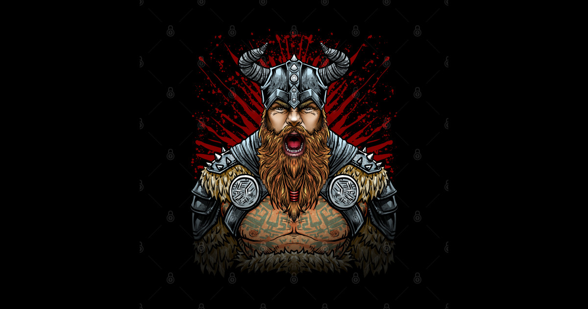 Viking Battle Cry - Viking - Posters and Art Prints | TeePublic