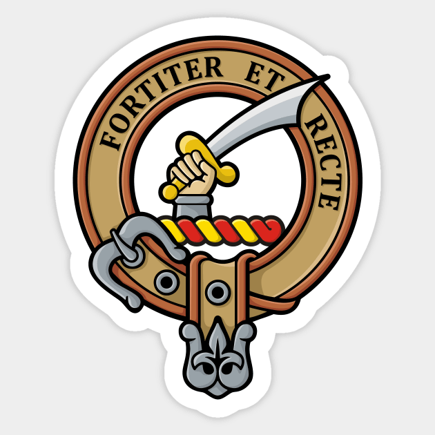 Clan Elliot Crest - Clan Elliot Crest - Sticker | TeePublic