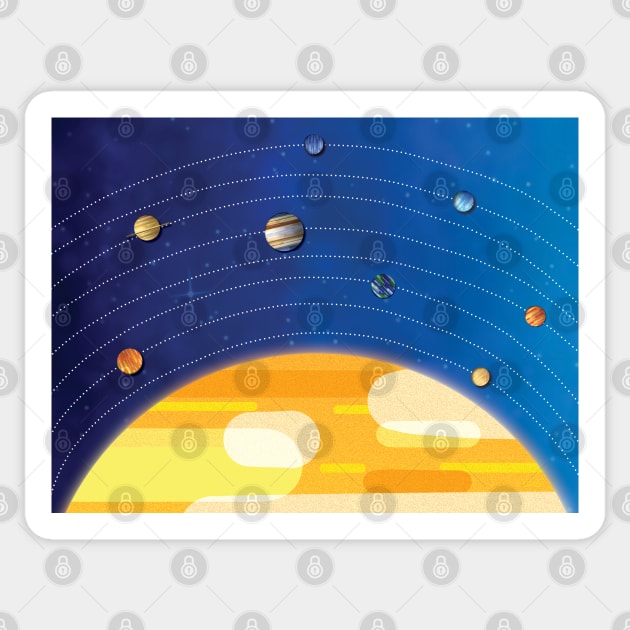 Solar System - Solar System - Sticker | TeePublic