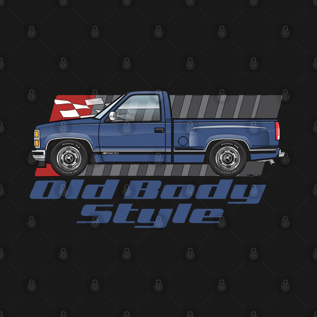 Old Body style-Catalina Blue - Obs Stepside - T-Shirt Men's Heavyweight ...