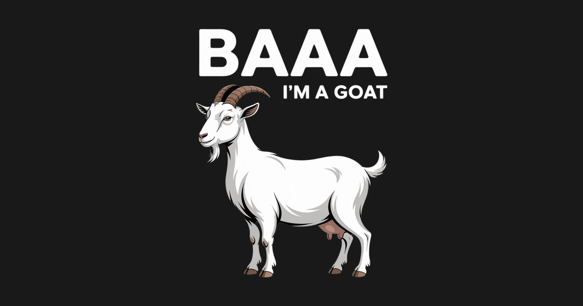 Baa I'm A Goat Animal Halloween Party Goat - Baa Im A Goat Animal ...
