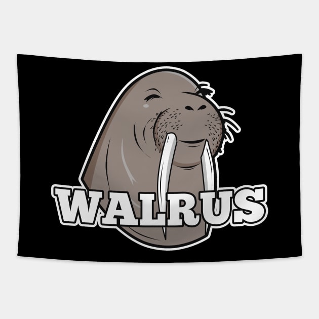 Funny Walrus - Funny Walrus - Tapestry | TeePublic Funny Walrus - Funny Walrus - Tapestry | TeePublic