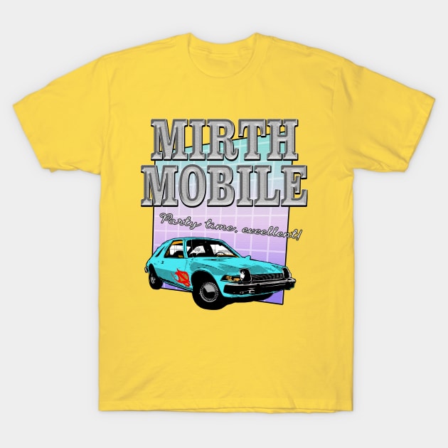 Wayne's World Mirth Mobile 90s Bootleg T - Movie - T-Shirt | TeePublic
