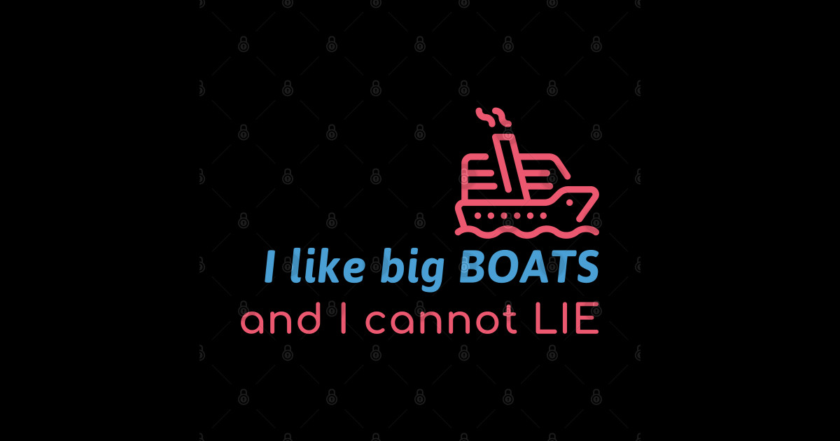 I Like Big Boats - Cruise Ship - Sticker | TeePublic