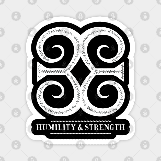Africa Sankofa Adinkra Symbol "Humility & Strength" White Colour ...