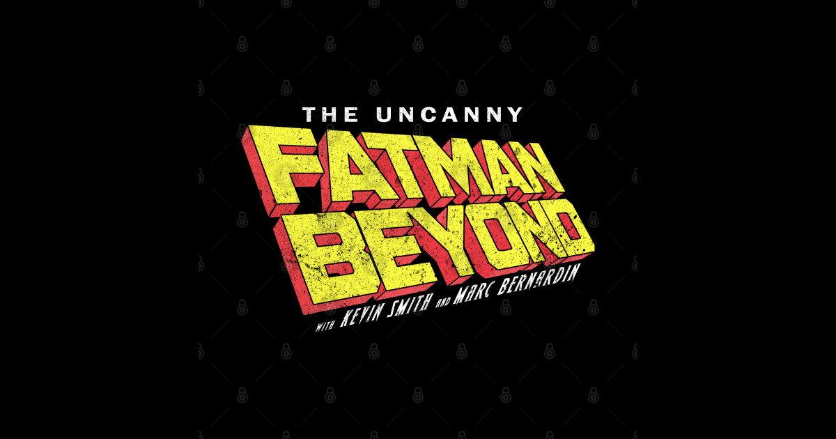 Uncanny Fatman Beyond Red Logo (Distressed) - Kevin Smith - Tapestry ...