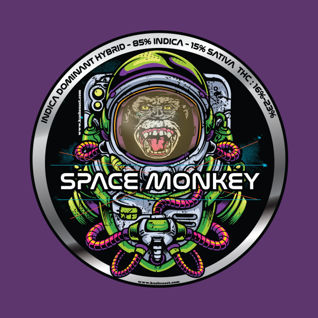 Space Monkey Cannabis Strain Art - Space Monkey Cannabis Strain Art 420 ...