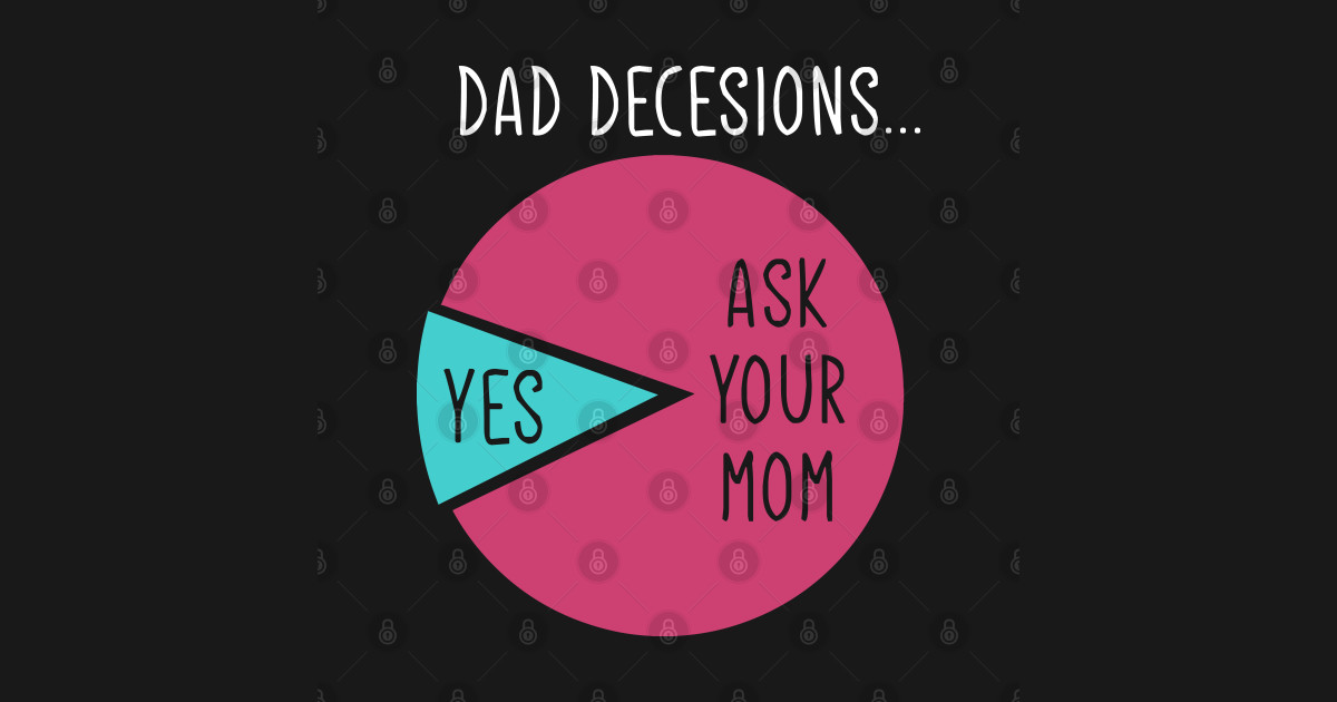Dad Decision ASK Your Mom Gift Fathers Day Gift - Dad Decision Ask Your ...