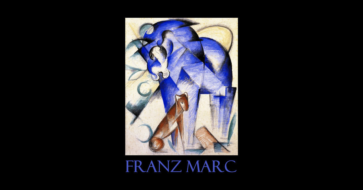 Fabulous Beasts by Franz Marc - Animal Paintings - Sticker | TeePublic