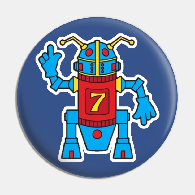 7-Zark-7 from Battle of the Planets - Gatchaman - Pin | TeePublic