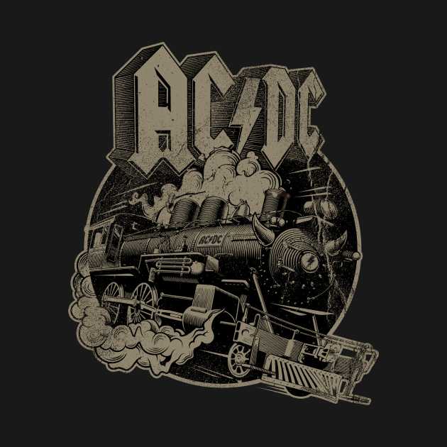 Rock N Roll Train - Rock - T-Shirt | TeePublic