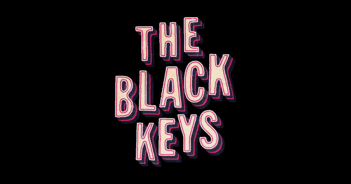 The black keys - retro pink - The Black Keys - Sticker | TeePublic