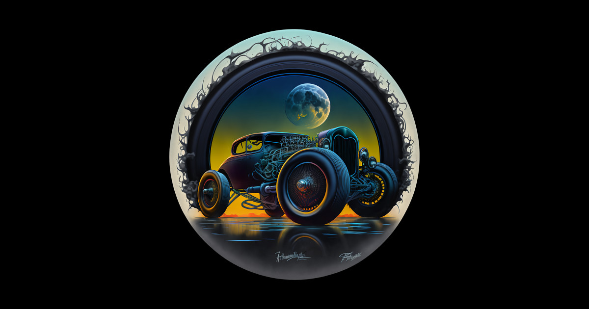 Monster Hot Rod I - Hot Rods - Sticker | TeePublic