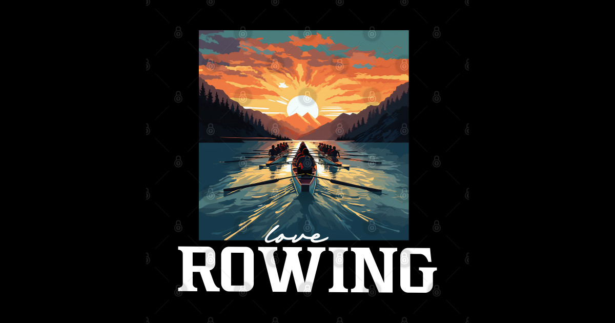 Rowing - Rowing - Sticker | TeePublic