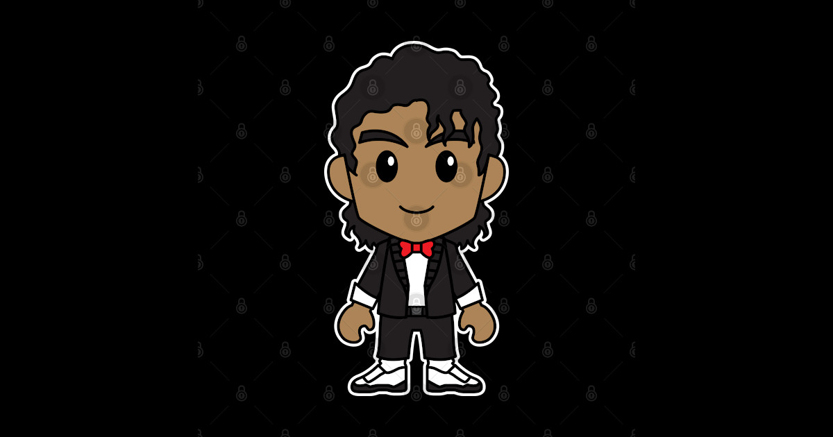 Chibi MJ Billie - Michael Jackson - Sticker | TeePublic