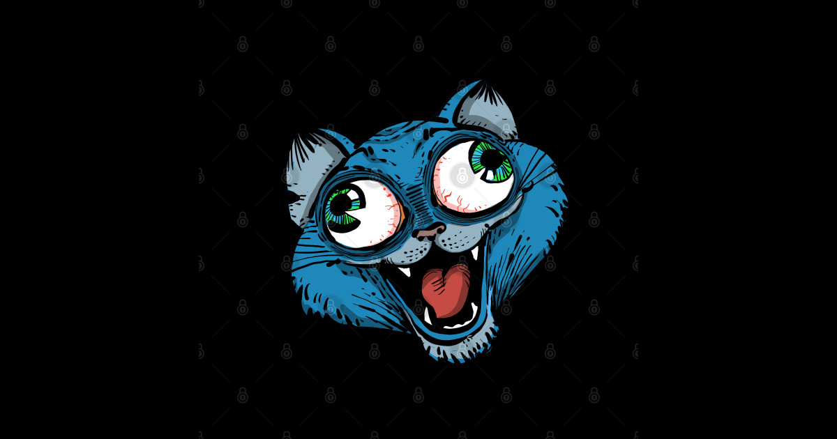 Toon Goon Cat - Animals Lover - Sticker | TeePublic