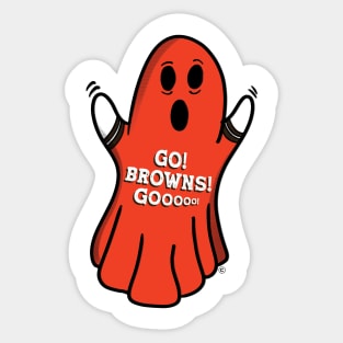 Ghost Football Cleveland Stickers for Sale | TeePublic