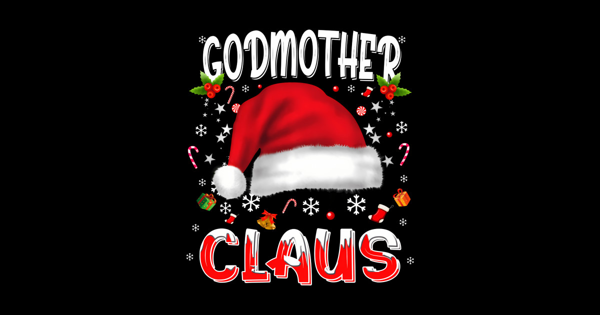 Godmother Claus Christmas Mom Santa Family - Godmother Claus Christmas ...